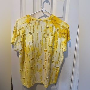 Elee Menswear | Shirts | Mens Yellow Raggedy Sexy Shirt | Poshmark